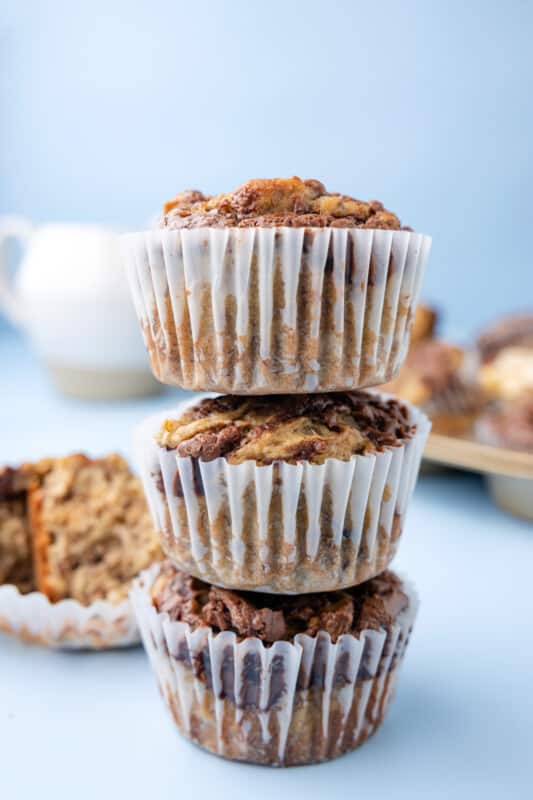Banana Nutella Muffins Recipe - The Cookie Rookie®