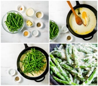 Creamed Green Beans Recipe - The Cookie Rookie®