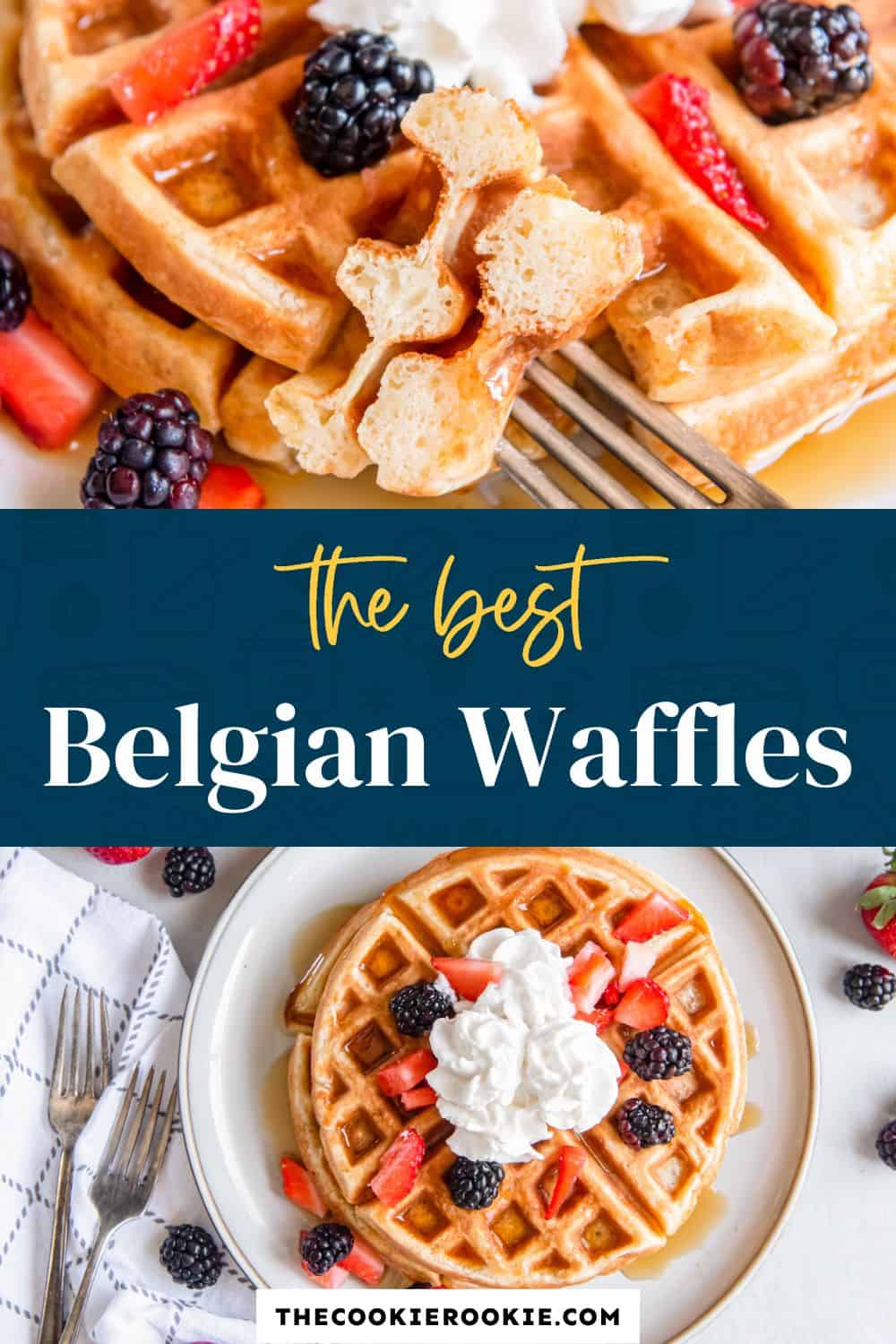 Belgian Waffles - The Cookie Rookie®