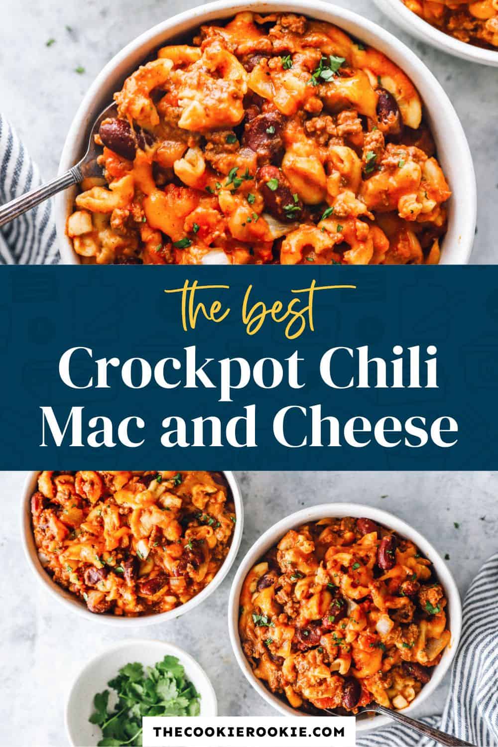 Crockpot Chili Mac - The Cookie Rookie®