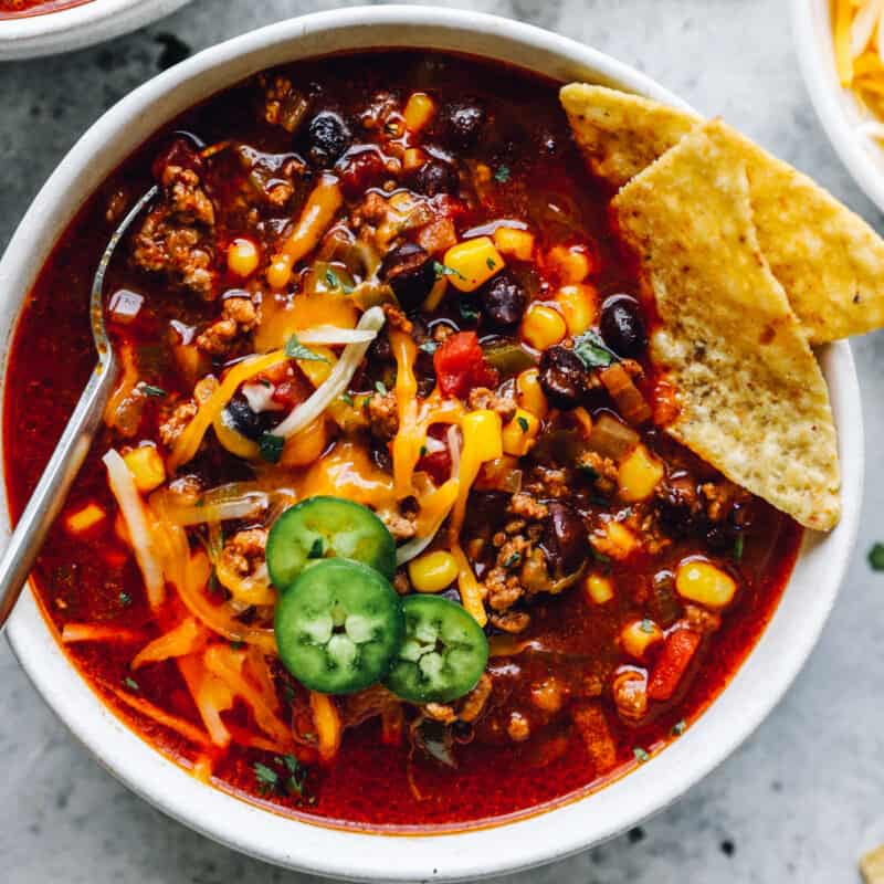 Crockpot Taco Soup Recipe - The Cookie Rookie®