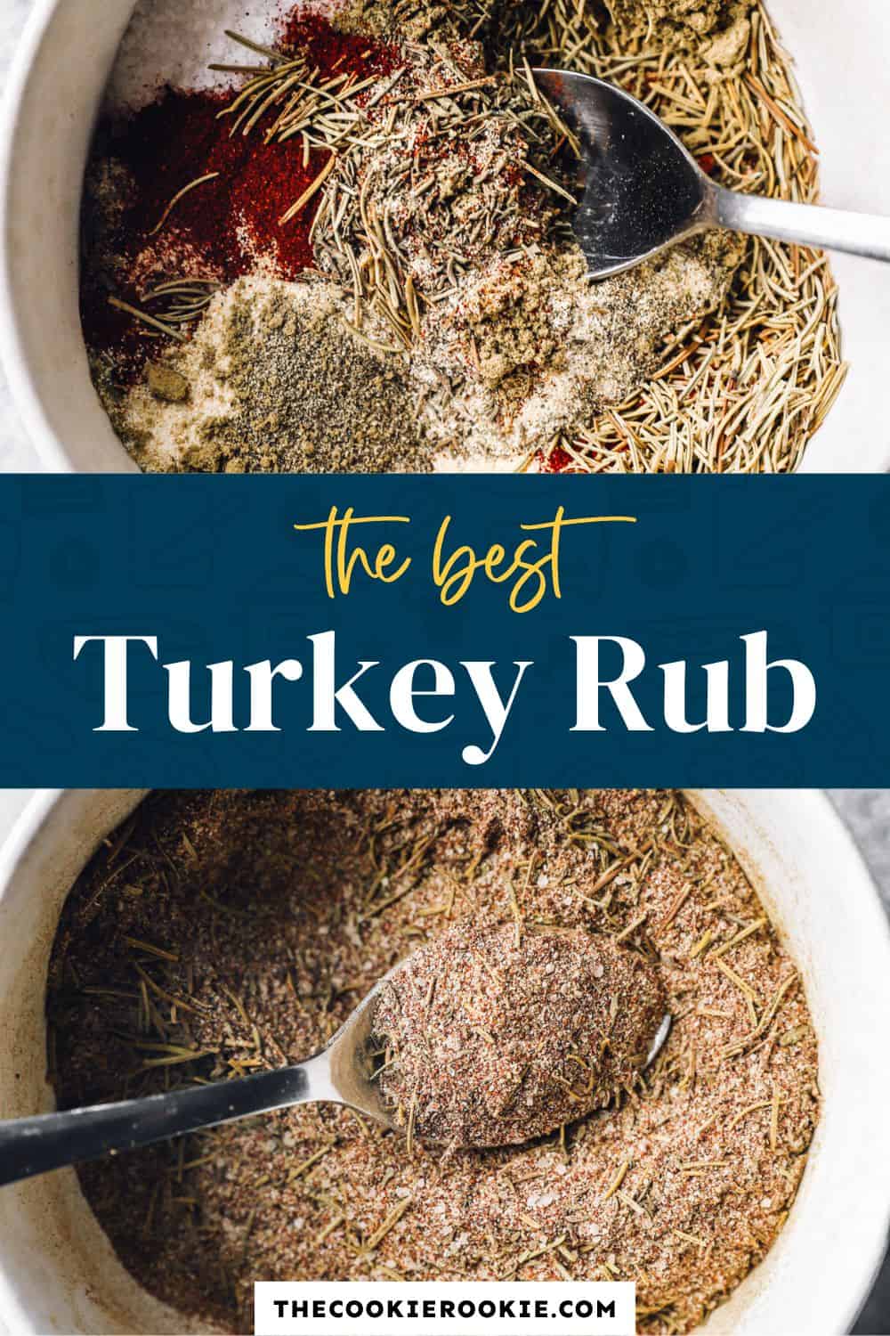 Turkey Rub (Thanksgiving Turkey Seasoning) - The Cookie Rookie®