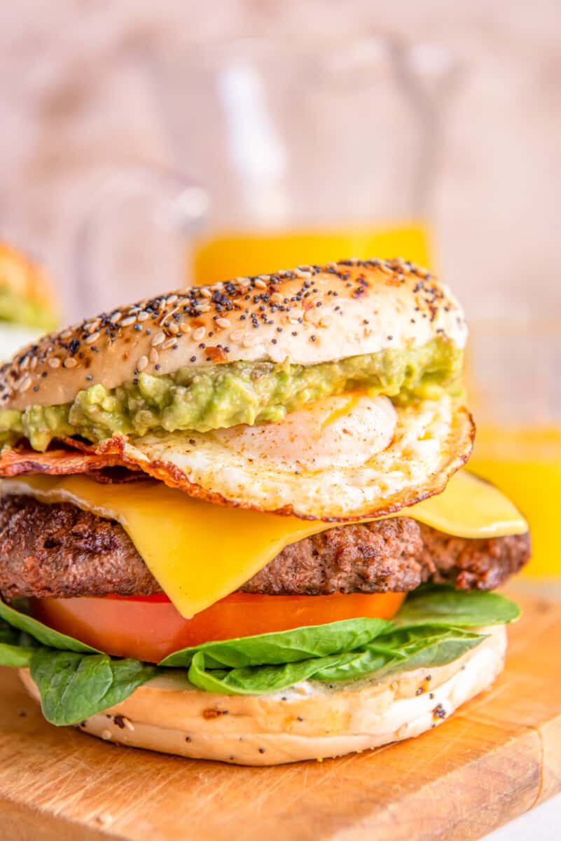 Breakfast Burger Recipe - The Cookie Rookie®