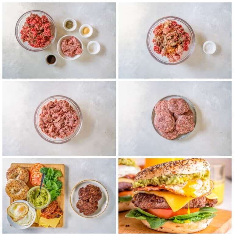 Breakfast Burger Recipe - The Cookie Rookie®