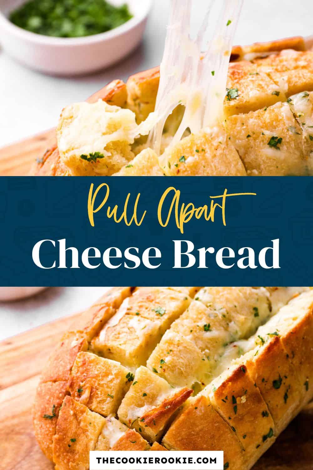 Pull Apart Cheese Bread Recipe - The Cookie Rookie®