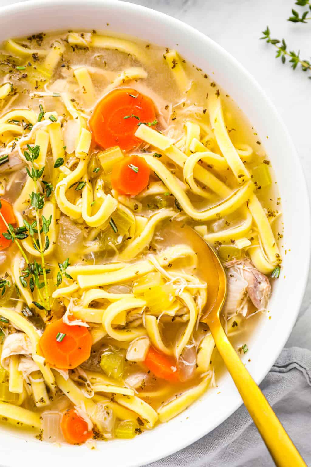 Crockpot Turkey Noodle Soup Recipe - The Cookie Rookie®