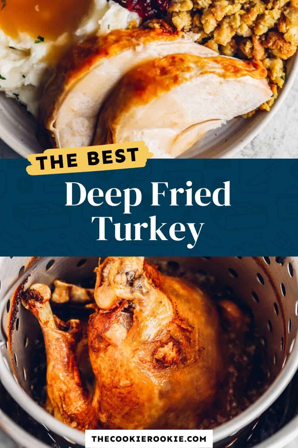 Deep Fried Turkey Recipe - The Cookie Rookie®