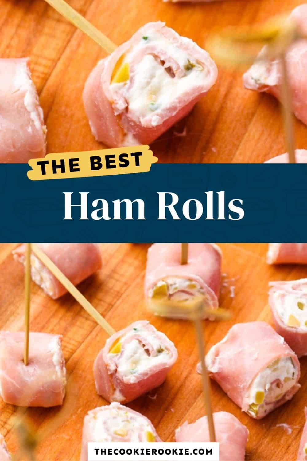 Ham Roll Ups (Ham Rolls) - The Cookie Rookie®
