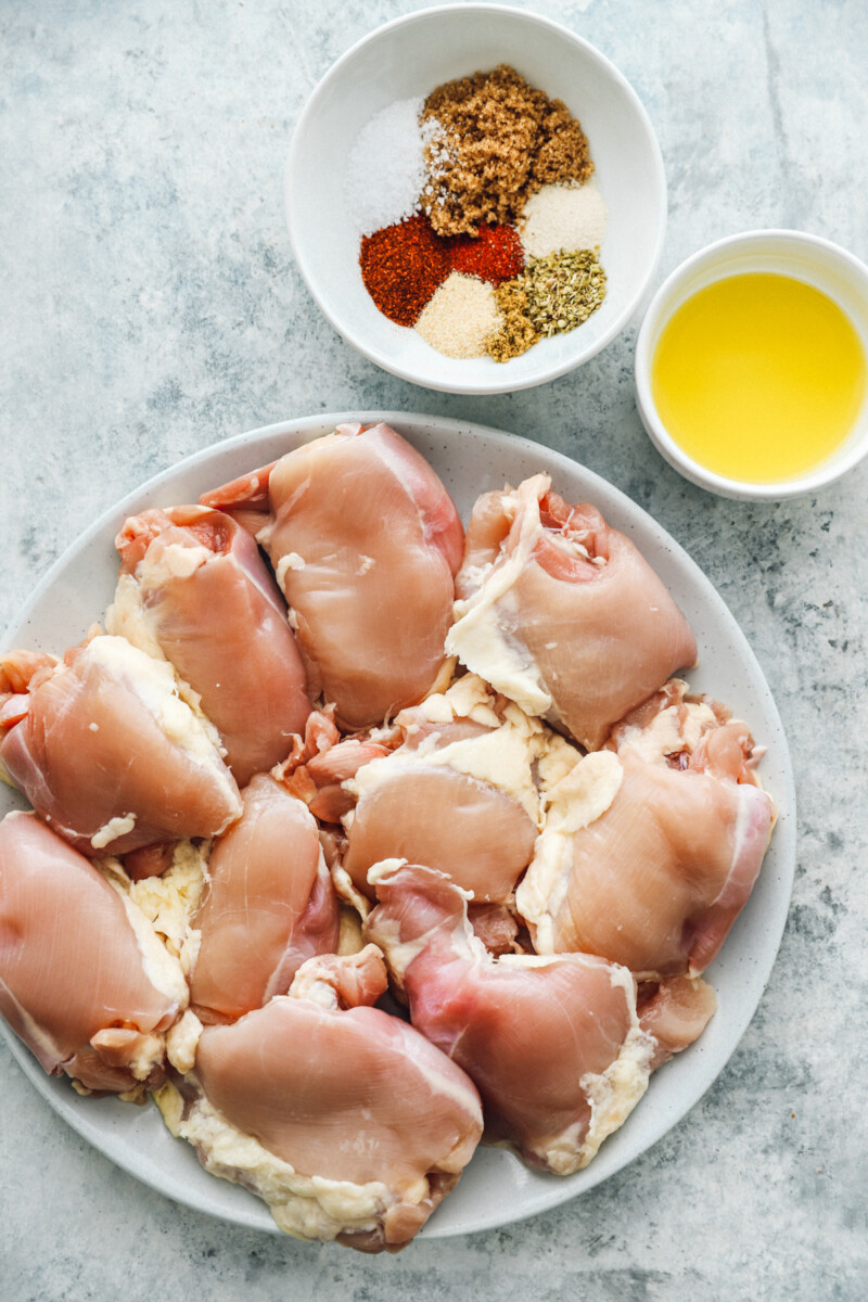 Grilled Chicken Thighs (Chicken Thigh Seasoning) Recipe - The Cookie ...