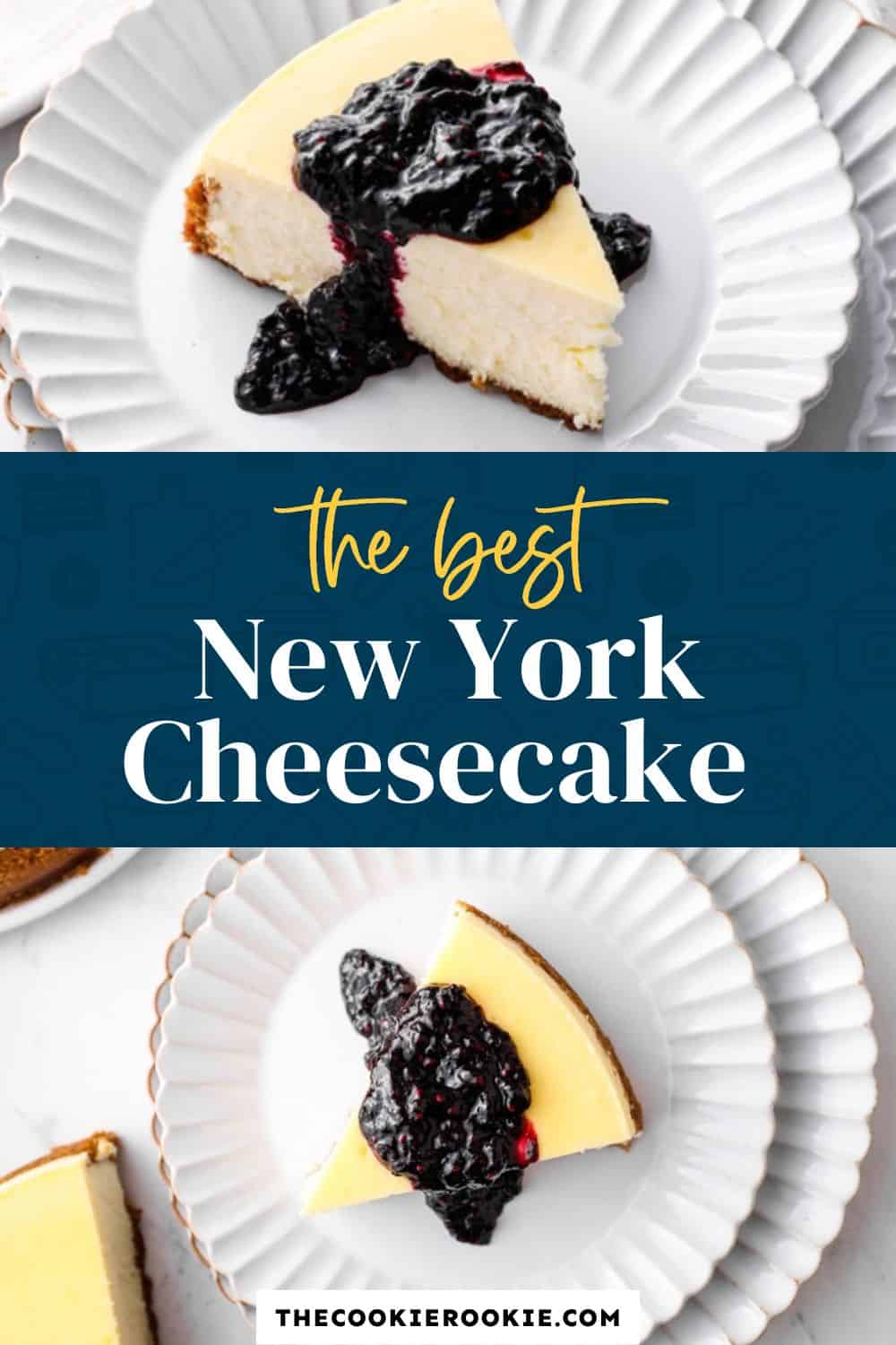 New York Cheesecake - The Cookie Rookie®