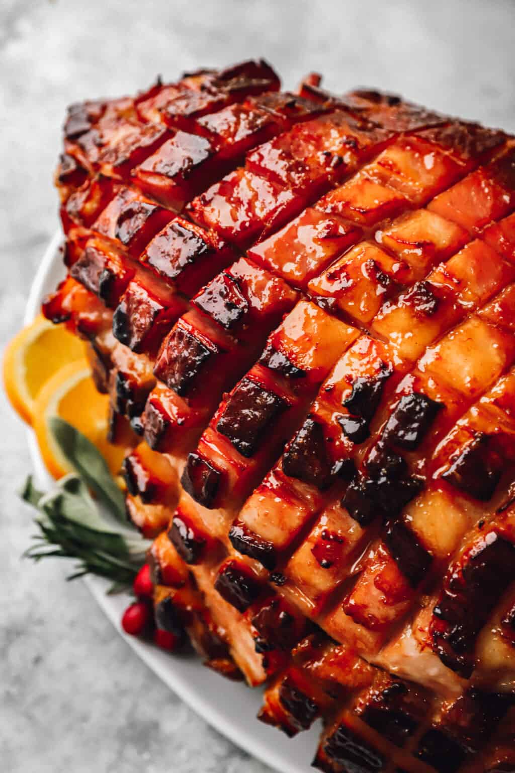 Brown Sugar Glazed Ham - The Cookie Rookie®