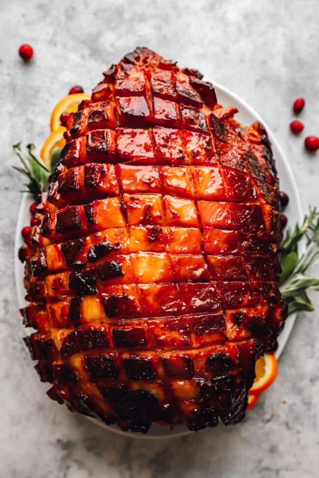 Brown Sugar Glazed Ham - The Cookie Rookie®