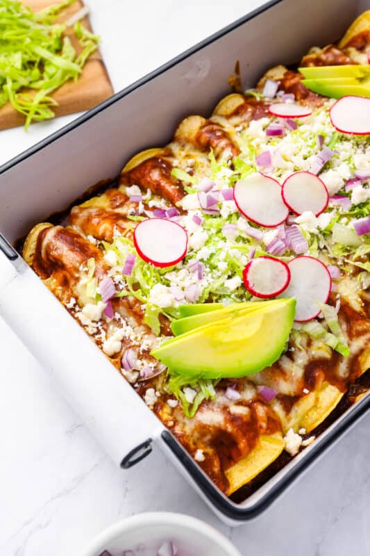 Chicken Enchiladas Recipe - The Cookie Rookie®