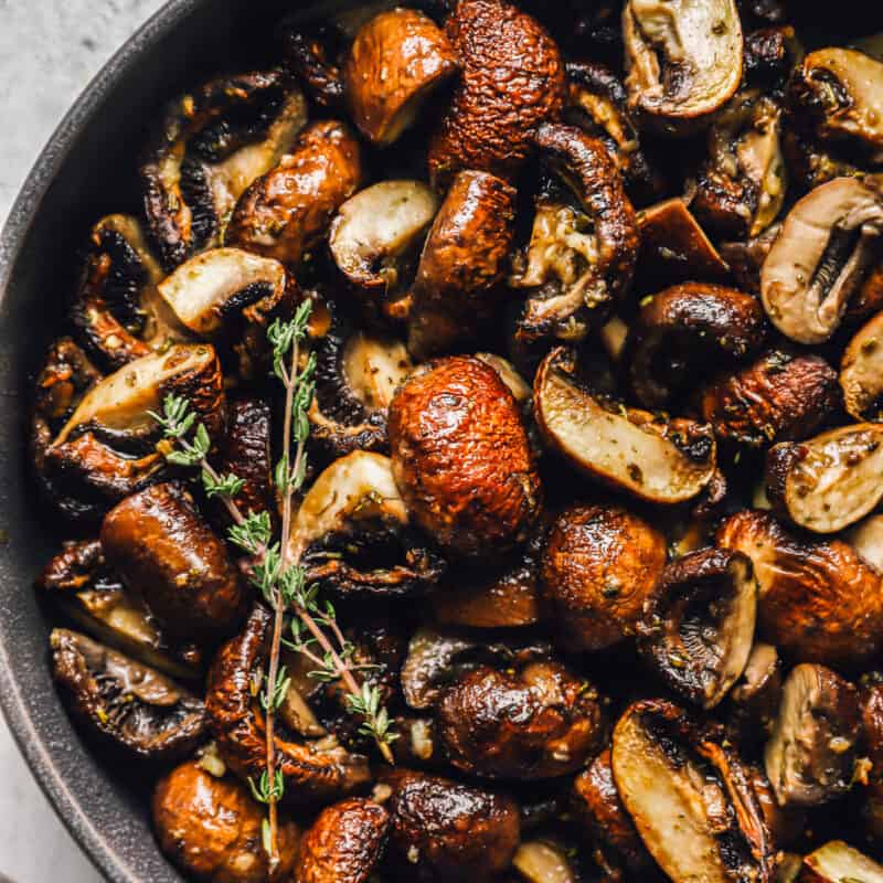 Roasted Mushrooms Recipe - The Cookie Rookie®