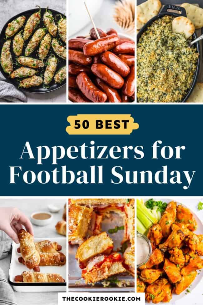 50+ Football Sunday Food Ideas - The Cookie Rookie®