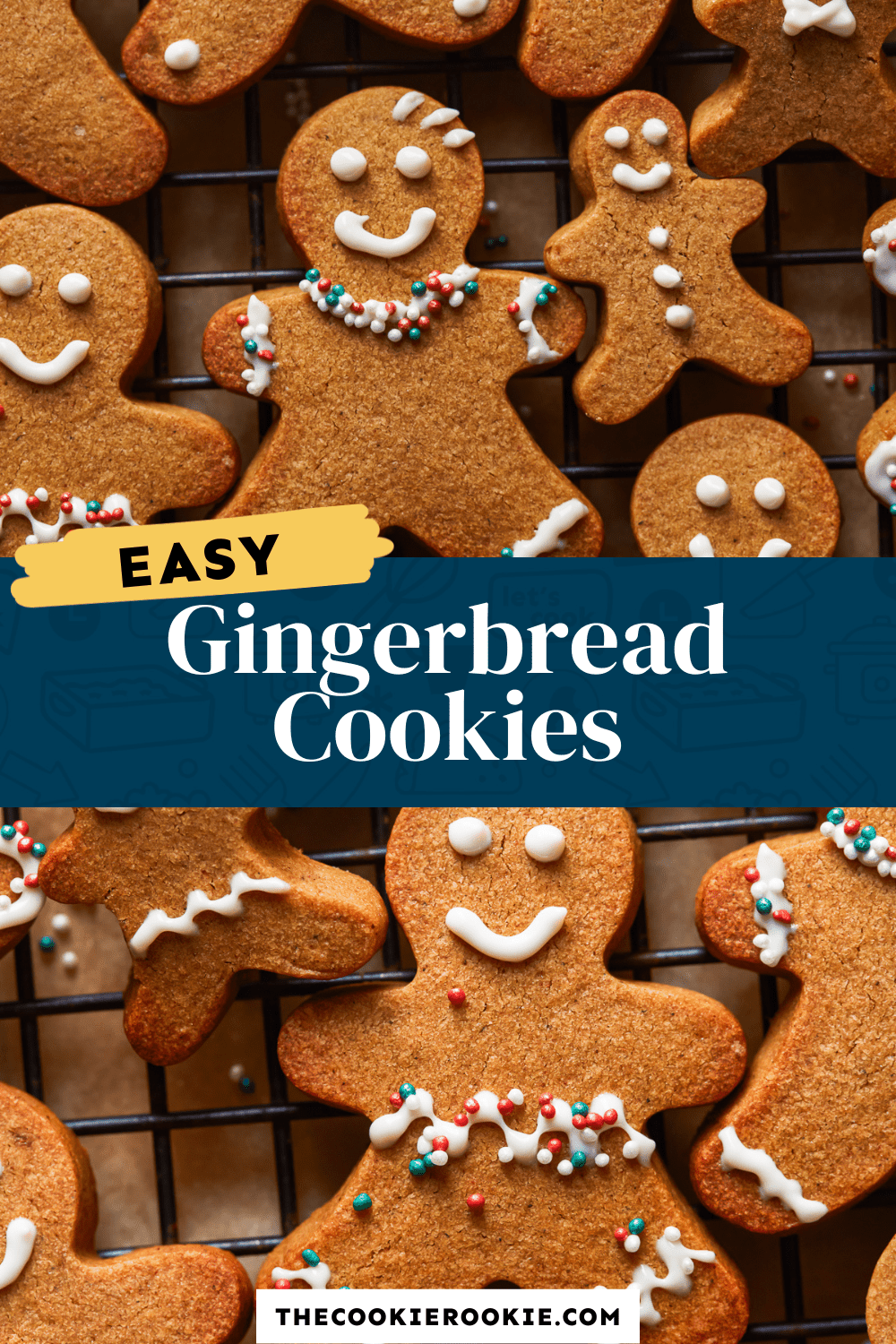 Gingerbread Cookies (Gingerbread Family) Recipe - The Cookie Rookie®