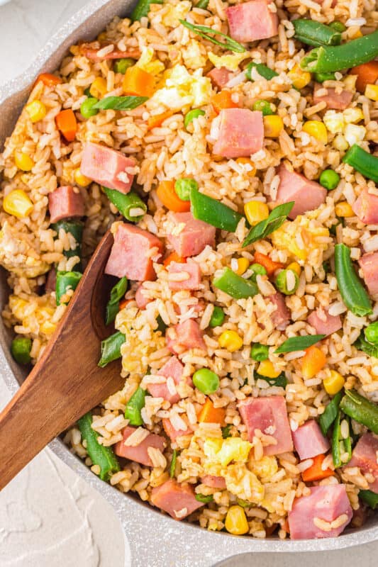 Ham Fried Rice Recipe - The Cookie Rookie®