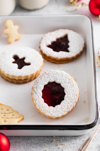 Linzer Cookies Recipe - The Cookie Rookie®