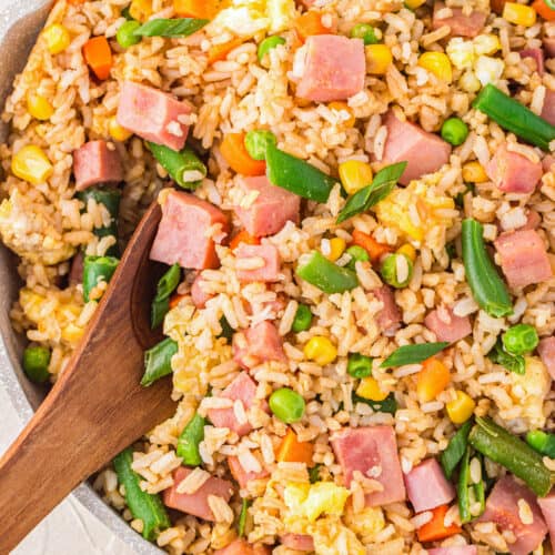 Ham Fried Rice Recipe - The Cookie Rookie®