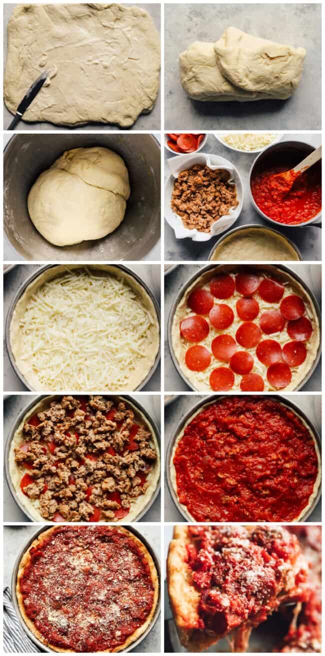 Chicago Deep Dish Pizza Recipe - The Cookie Rookie®