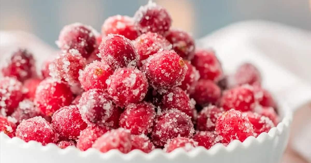 Sugared Cranberries Recipe - The Cookie Rookie®