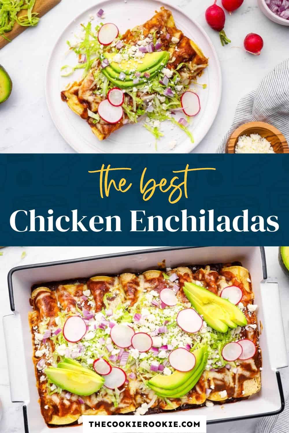 Chicken Enchiladas - The Cookie Rookie®