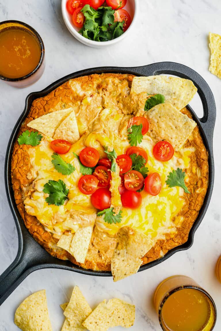 Cheesy Refried Bean Dip Recipe - The Cookie Rookie®