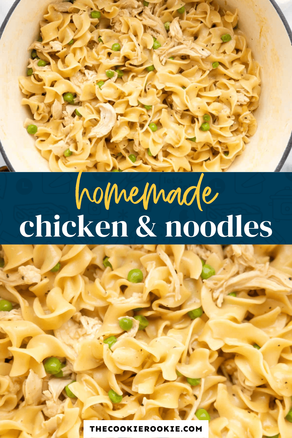 Chicken and Noodles Recipe - The Cookie Rookie®
