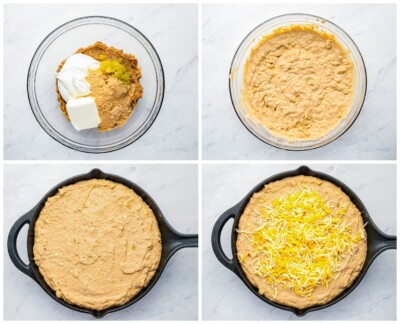 Cheesy Refried Bean Dip Recipe - The Cookie Rookie®