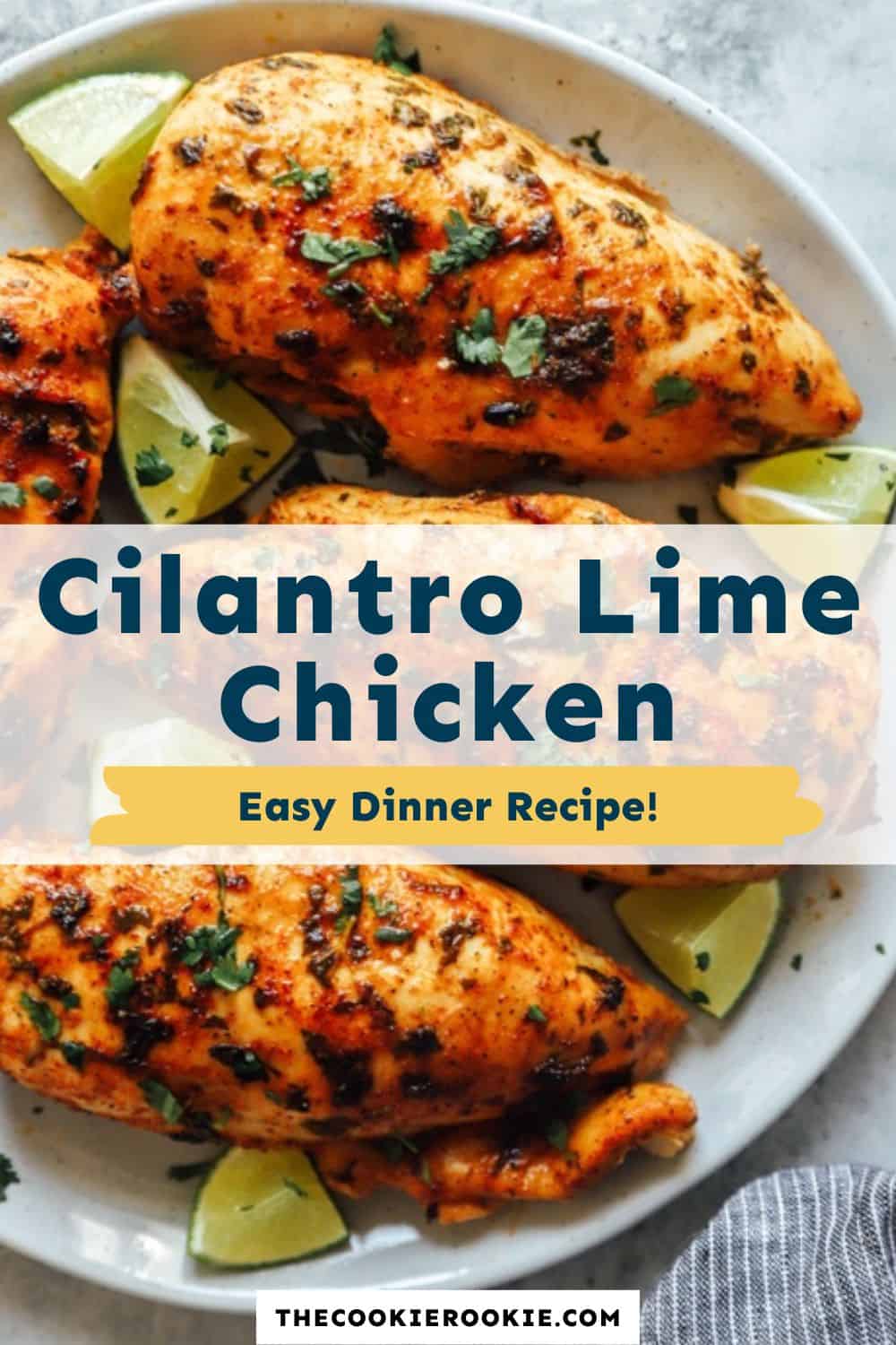 Cilantro Lime Chicken Recipe - The Cookie Rookie®