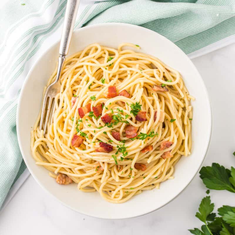 Spaghetti Carbonara Recipe - The Cookie Rookie®