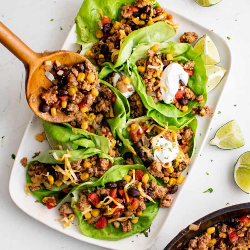 Taco Lettuce Wraps Recipe - The Cookie Rookie®