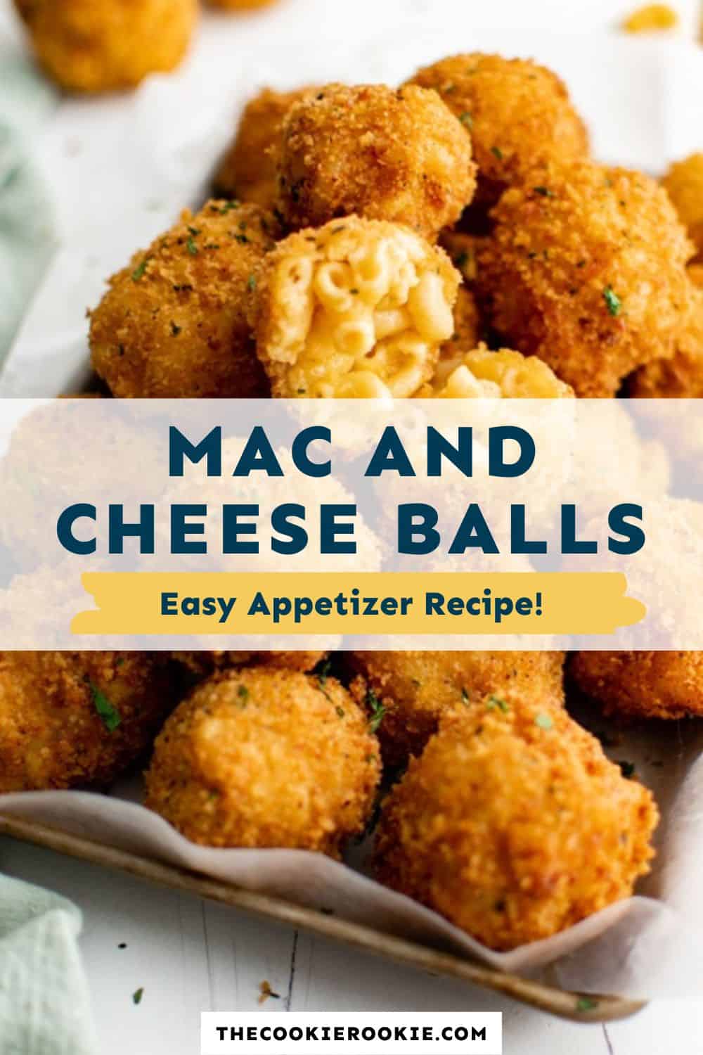 Fried Mac and Cheese Balls - The Cookie Rookie®