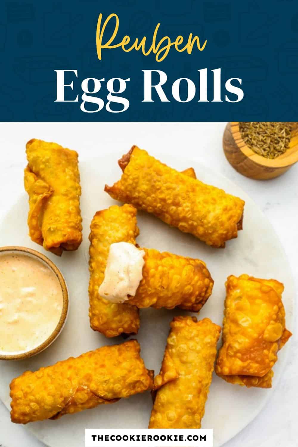 Reuben Egg Rolls - The Cookie Rookie®