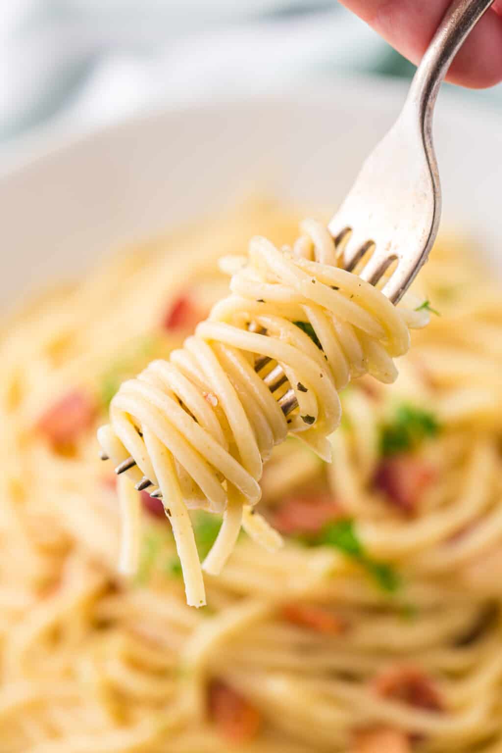 Spaghetti Carbonara Recipe - The Cookie Rookie®