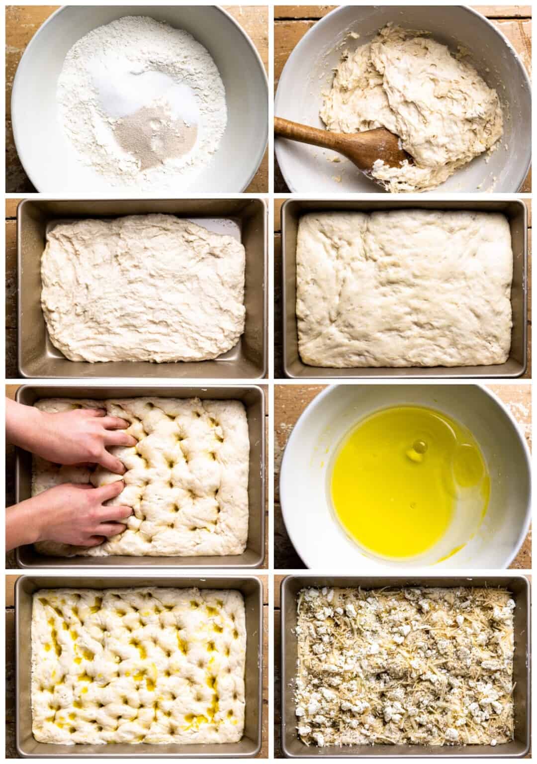 No Knead Focaccia (Cheese Focaccia) Recipe - The Cookie Rookie®