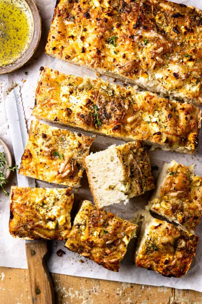 No Knead Focaccia (Cheese Focaccia) Recipe - The Cookie Rookie®