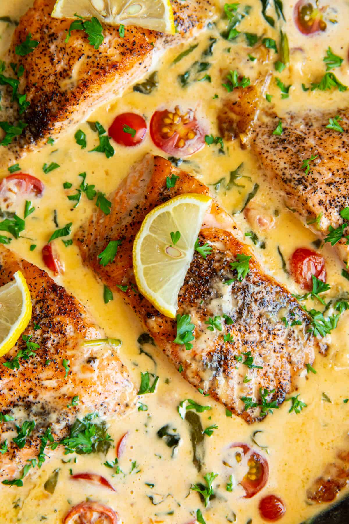 Tuscan Salmon Recipe - The Cookie Rookie®