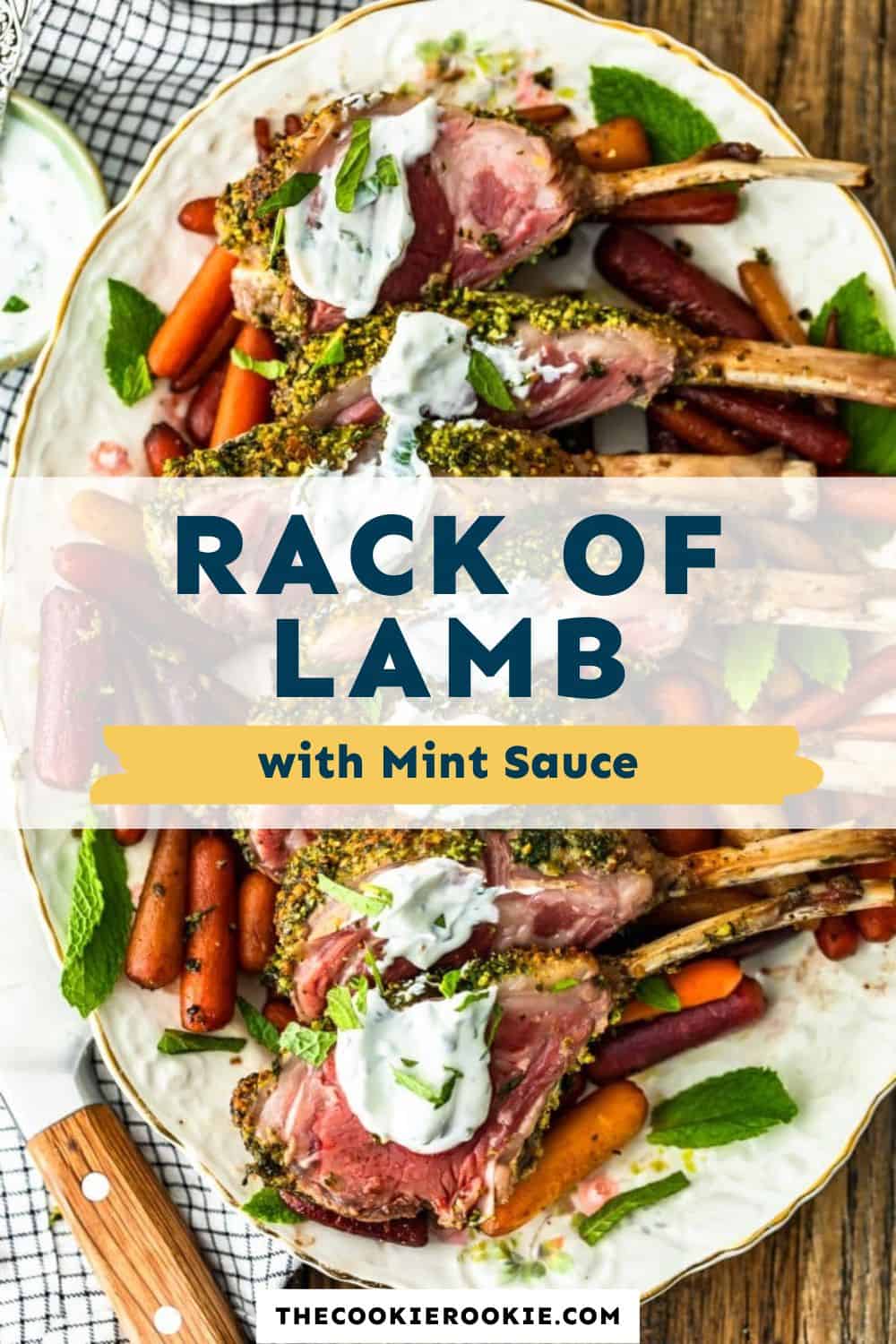 Rack of Lamb with Mint Yogurt Sauce - The Cookie Rookie®