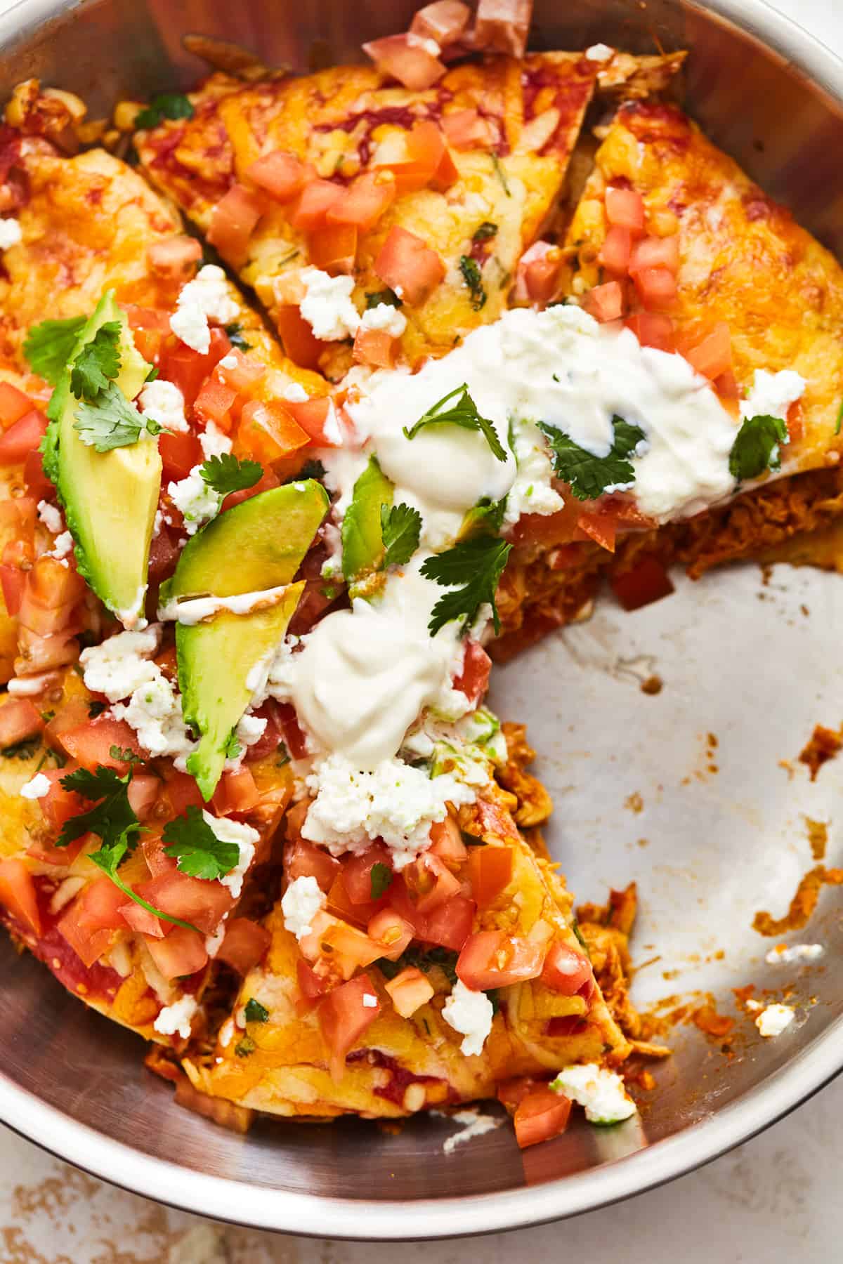 Chicken Enchilada Pie Recipe - The Cookie Rookie®