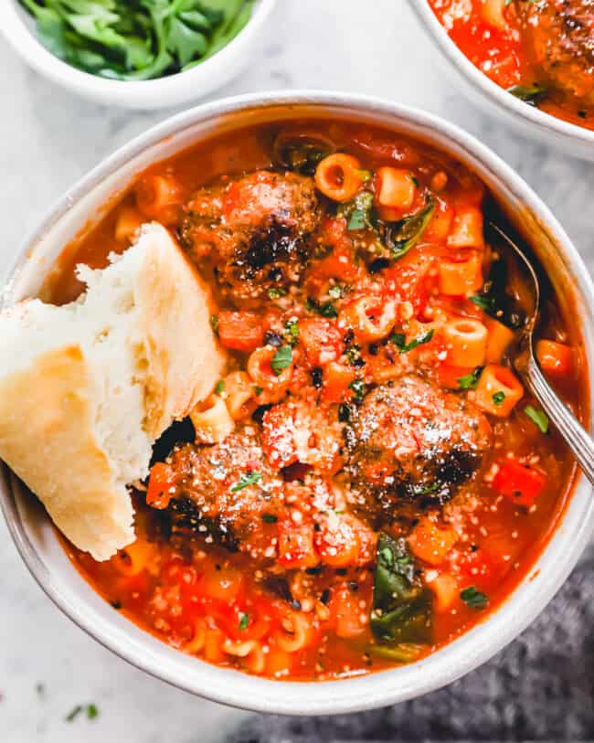 Meatball Soup Recipe - The Cookie Rookie®