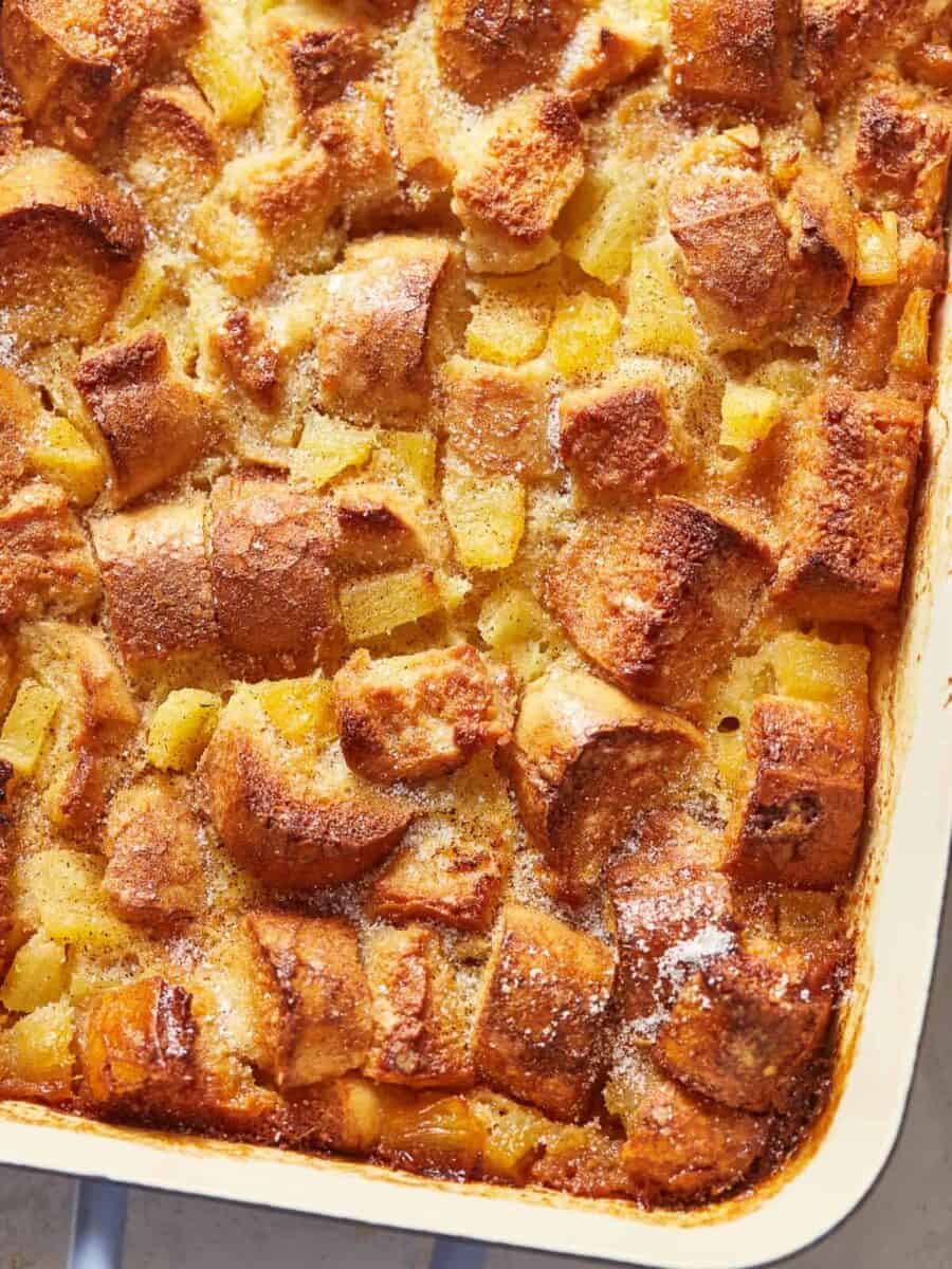 Pineapple Bread Pudding Recipe - The Cookie Rookie®