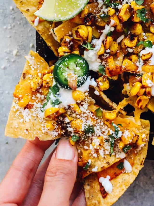 Street Corn Nachos Recipe - The Cookie Rookie®