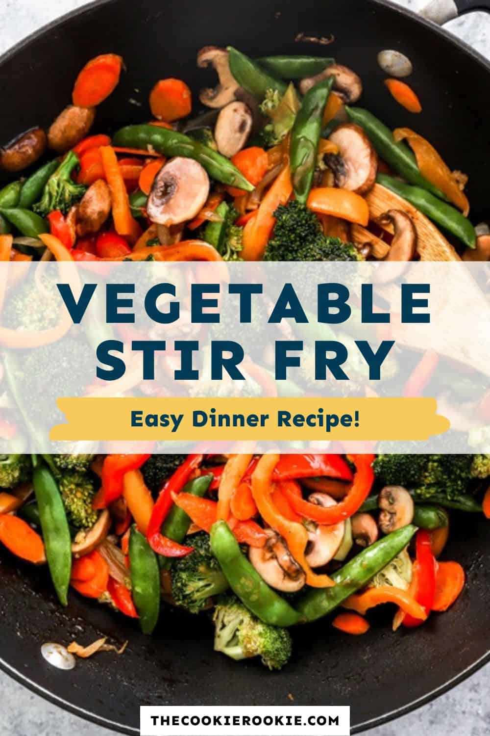 Vegetable Stir Fry Recipe - The Cookie Rookie®