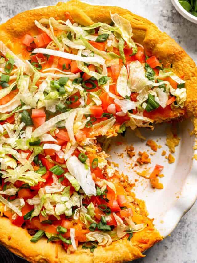 Taco Pie Recipe - The Cookie Rookie®