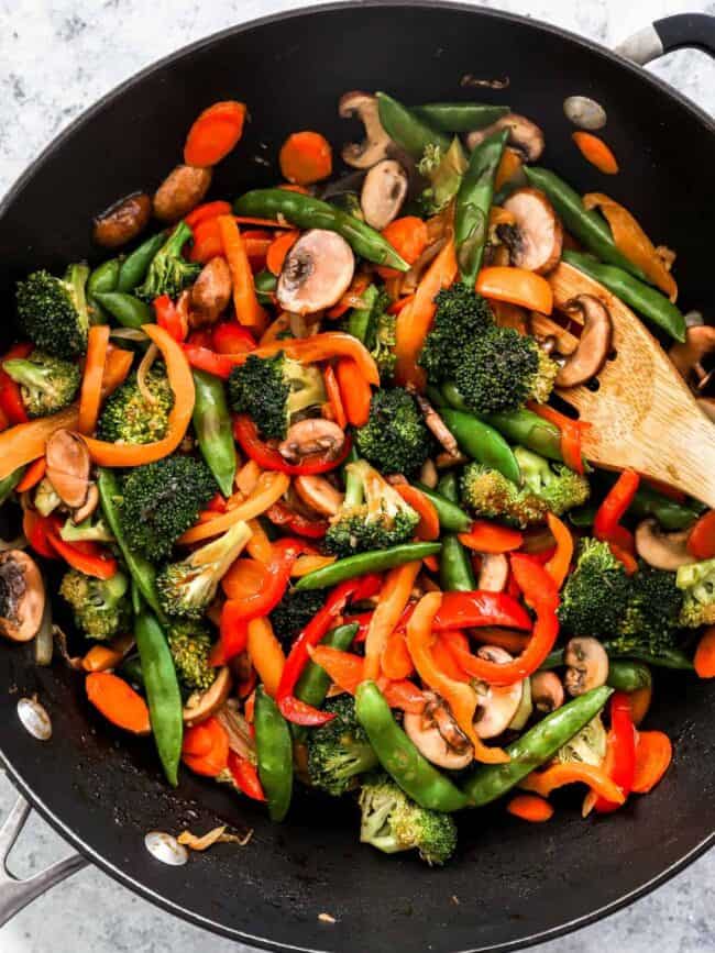 Vegetable Stir Fry Recipe - The Cookie Rookie®