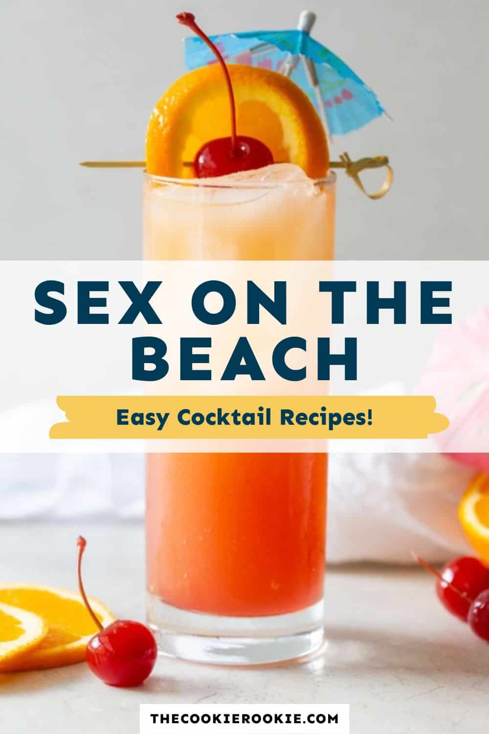 Sex on the Beach Cocktail Recipe - The Cookie Rookie®