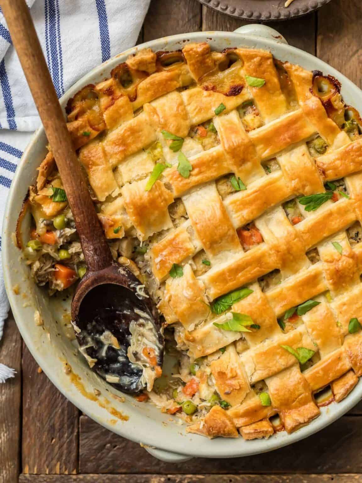 Chicken Pot Pie Casserole Recipe - The Cookie Rookie®
