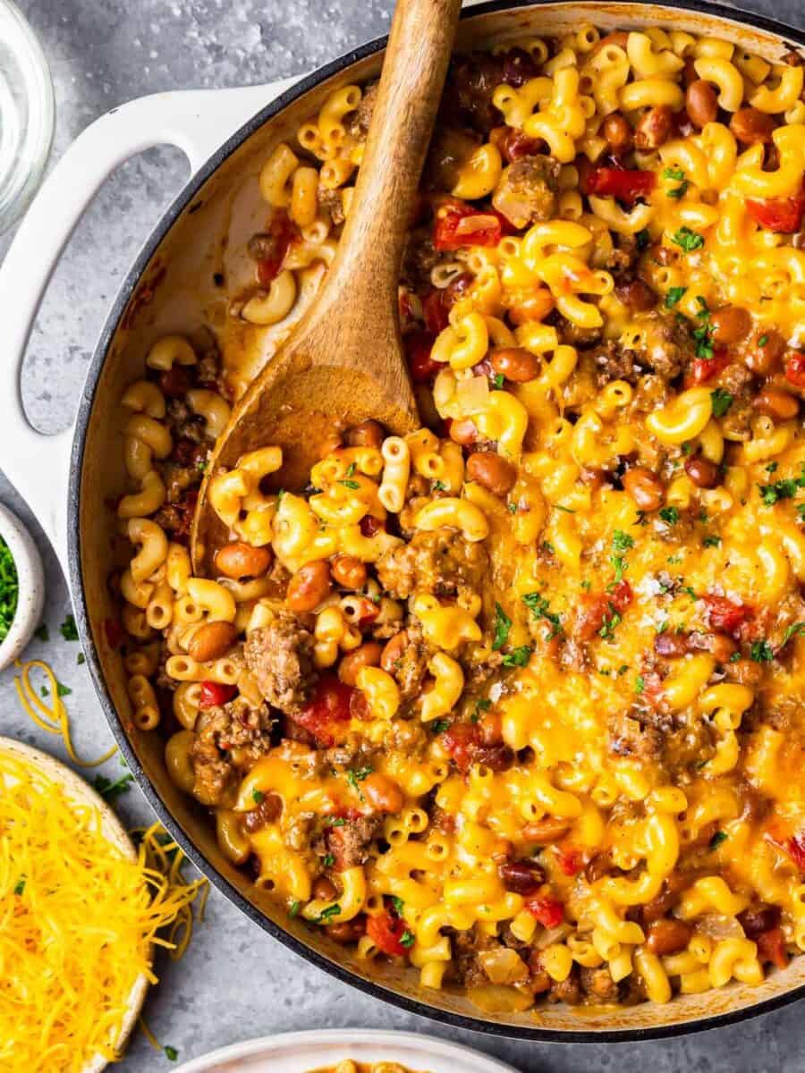 Chili Mac (One Pot Recipe) - The Cookie Rookie®