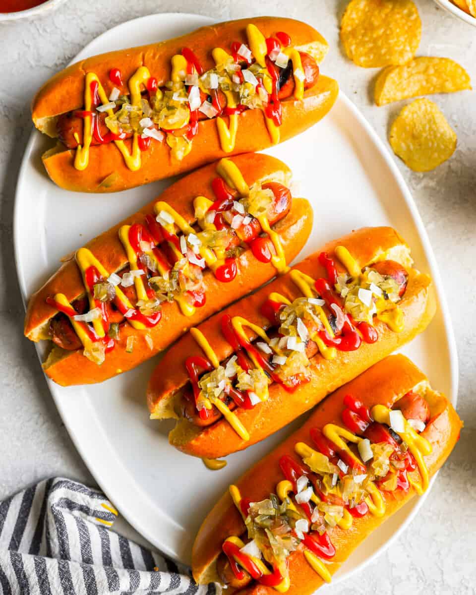 Grilled Hot Dogs Recipe - The Cookie Rookie®